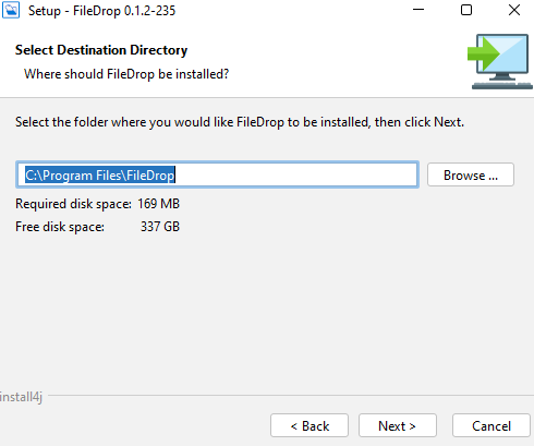 Installing FileDrop – Jadaptive Limited