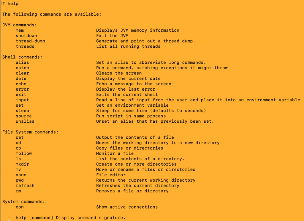 Creating an Interactive Terminal – Jadaptive Limited